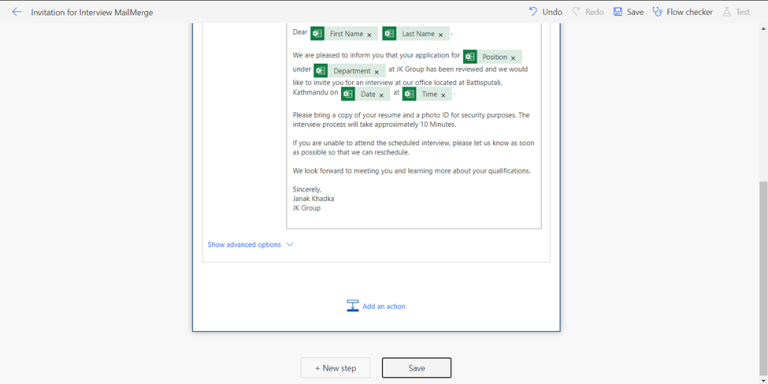 How to use Mail Merge feature in Power Automate to Send Bulk Emails ...