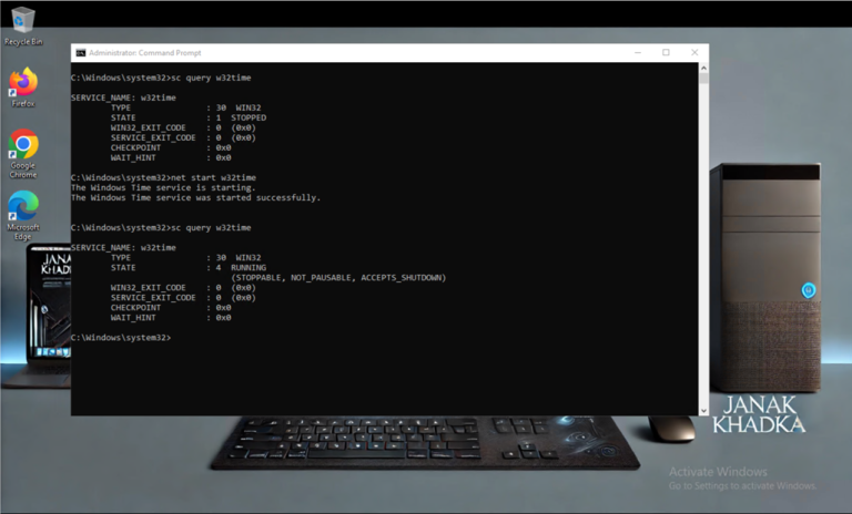 Windows Client Time Sync Issues with DC – JANAK KHADKA